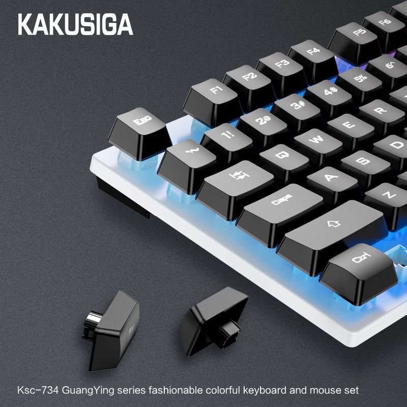 Kakusiga fashion colorful keyboard and mouse set basic mice and ...