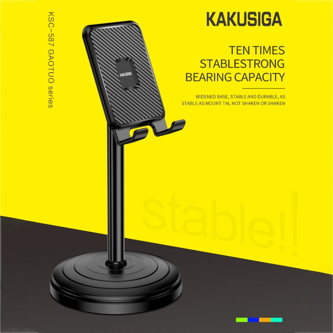 Kakusiga mobile phone live desktop stand adjustable heights Docks and ...