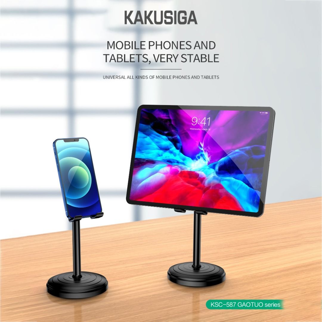 Kakusiga mobile phone live desktop stand adjustable heights Docks and ...