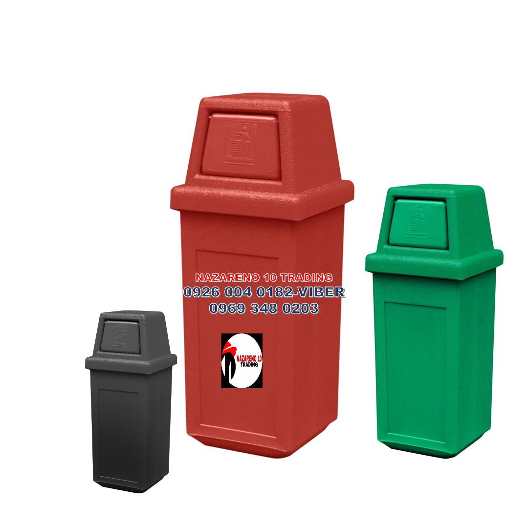 king size hooded trash bin industrial swing top trash bin, Furniture ...