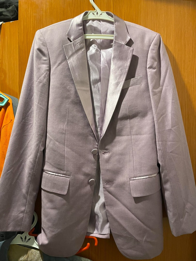 Lavender Tuxedo Jacket, Men's Fashion, Coats, Jackets and Outerwear on ...