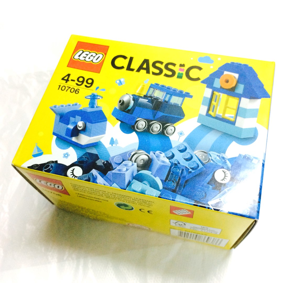 Lego classic 10706 blue colour 藍色 系列 set, 興趣及遊戲, 玩具 & 遊戲類 - Carousell