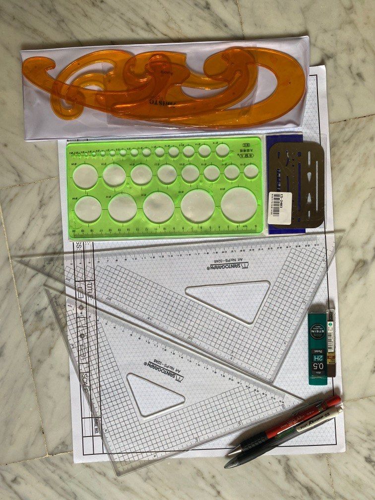 MA2005 Engineering Graphics, Hobbies & Toys, Stationery & Craft ...