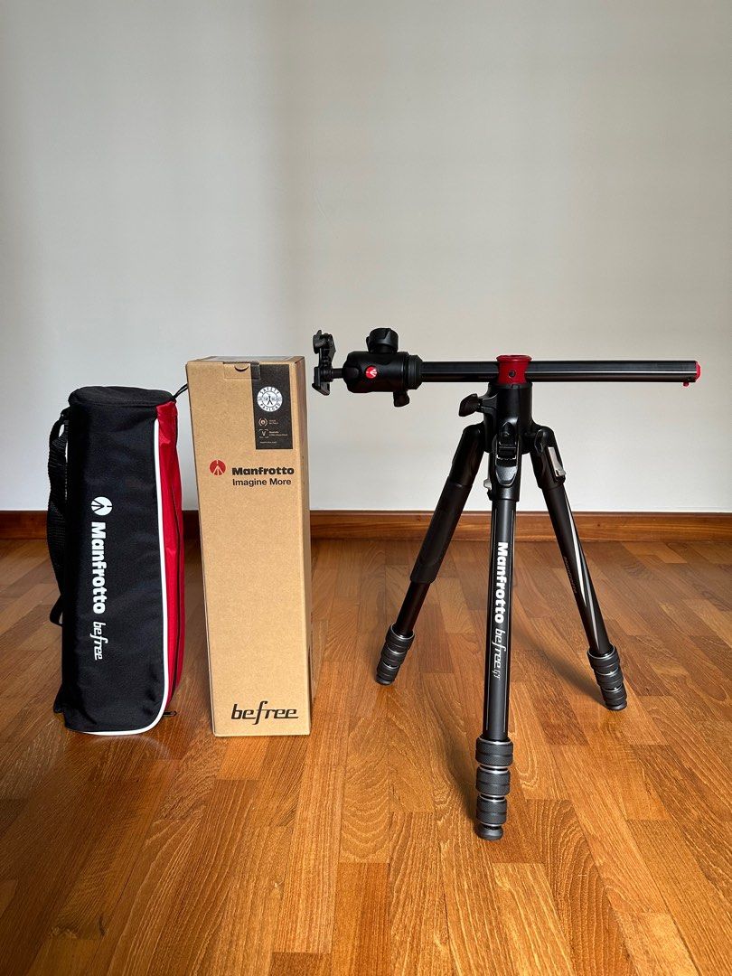 Manfrotto MKBFRA4GTXP-BH Befree GT XPRO Aluminium Tripod, Photography, Photography Accessories ...