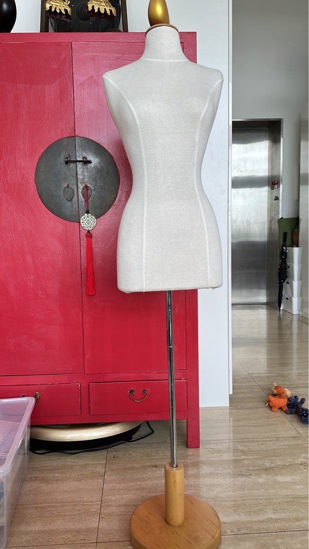 Mannequin Torso with Wood stand, Furniture & Home Living, Home ...