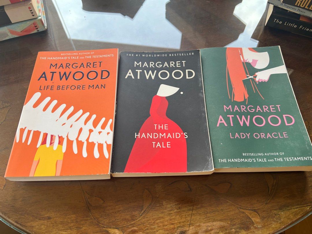 MARGARET ATWOOD 3 BOOK BUNDLE - THE LADY ORACLE, THE HANDMAIDS TALE ...