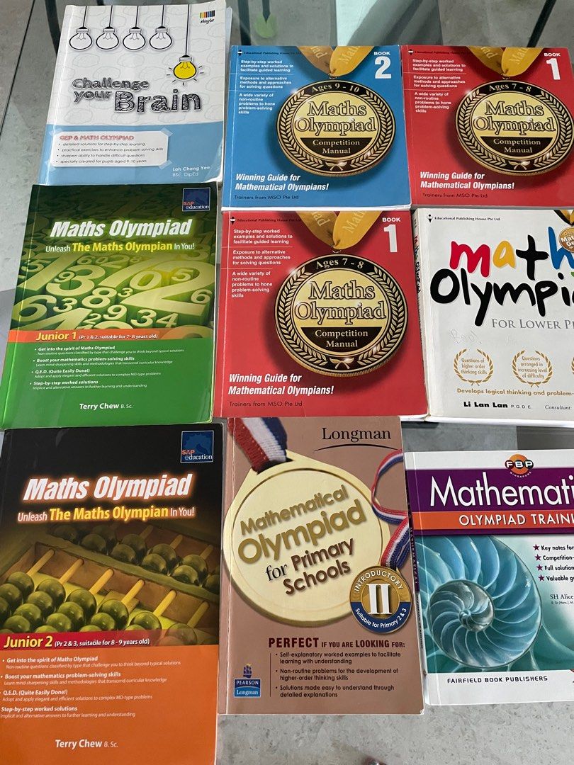 Math Olympiad Books primary, Hobbies & Toys, Books & Magazines ...