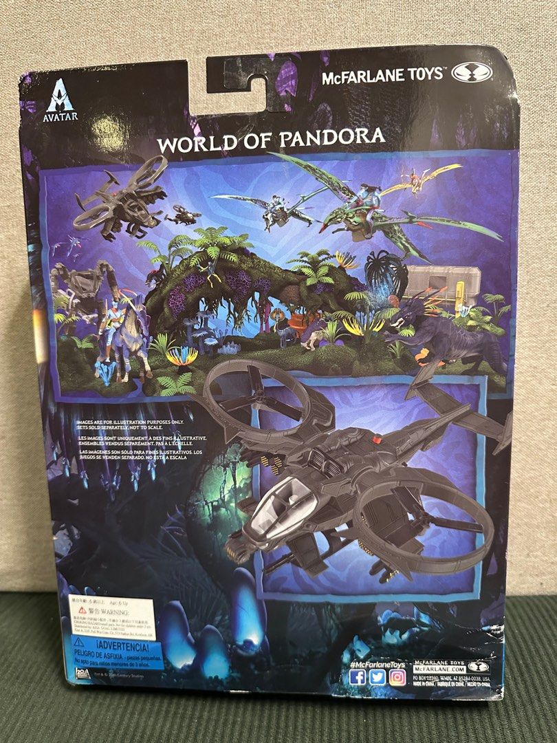全新McFarlane 阿凡達AVATAR World of Pandora Lrg Dlx Set A1 AT-99 Scorpion Gunship, 興趣及遊戲, 玩具 & 遊戲類 ...