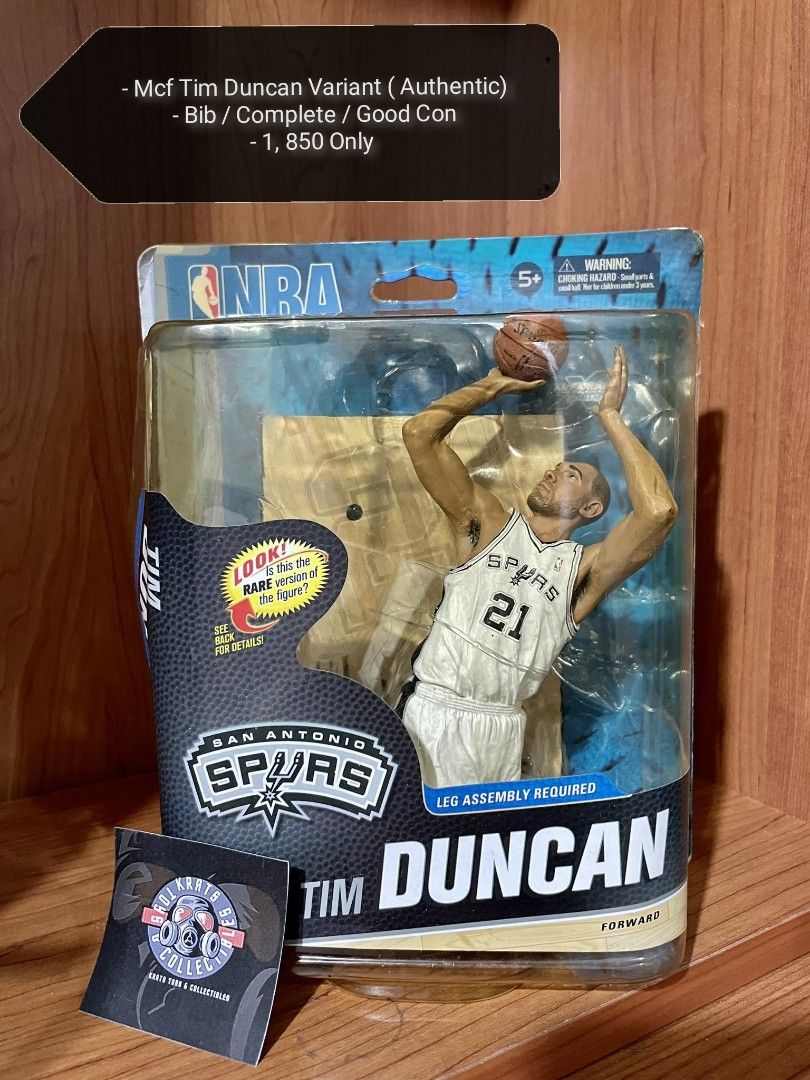 Mcfarlane Nba Variant Tim Duncan, Hobbies & Toys, Toys & Games on Carousell