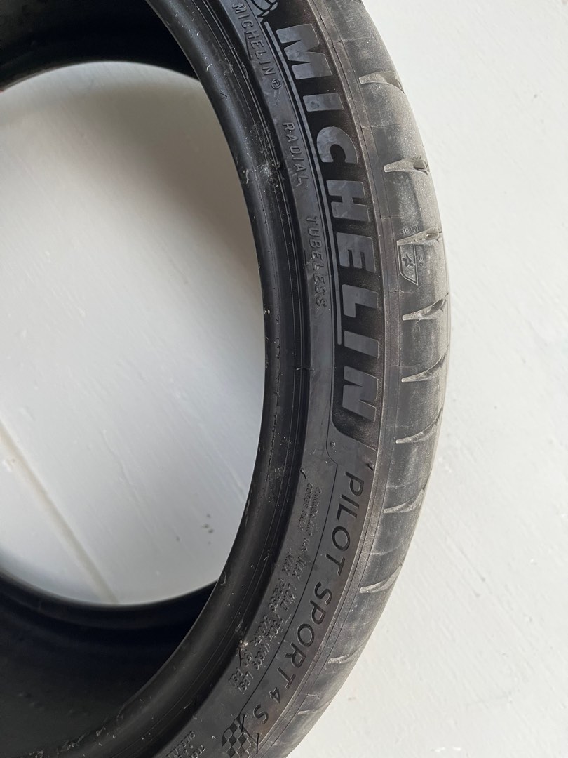 Michelin PS4S 255/35/20 PUNCTURED, Car Accessories, Tyres & Rims on ...