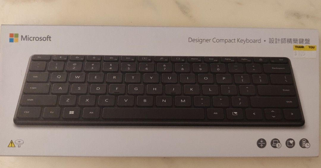 Microsoft Designer Compact Keyboard, Computers & Tech, Parts ...