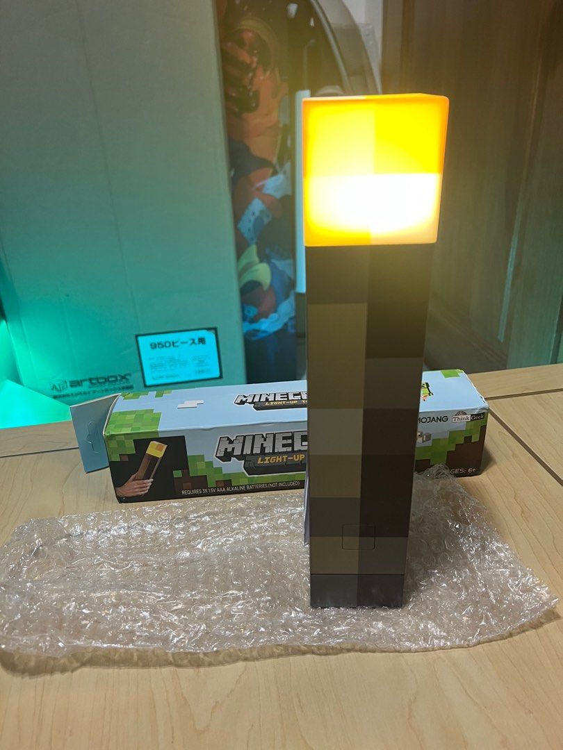 Minecraft Display light stick, Hobbies & Toys, Toys & Games on Carousell