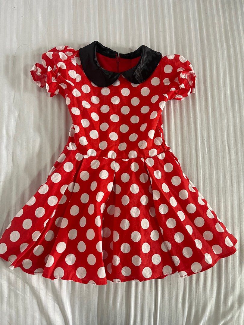 Mini Mouse dress, Babies & Kids, Babies & Kids Fashion on Carousell