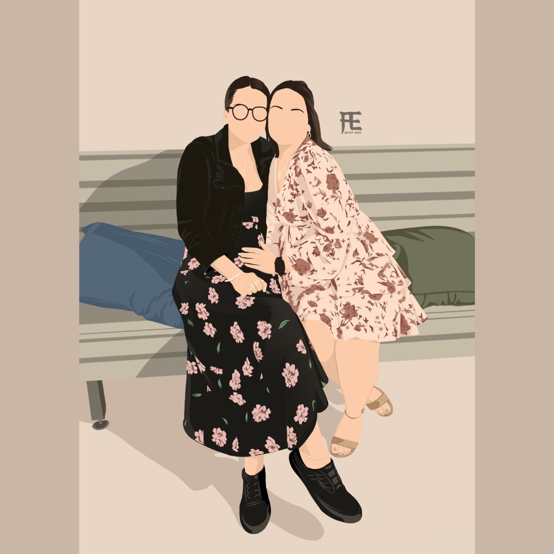 Minimal Faceless Vector Art Illustration (Digital Art), Hobbies & Toys ...