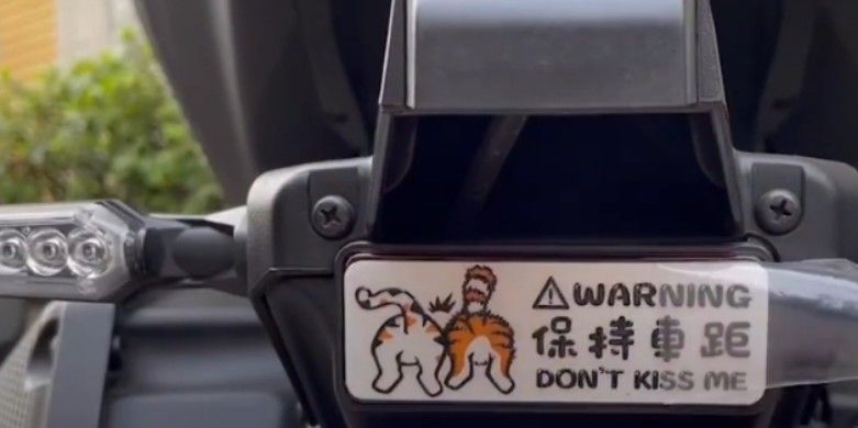 Motorcycle Reflector 'Initial D' Sticker, Motorcycles, Motorcycle ...