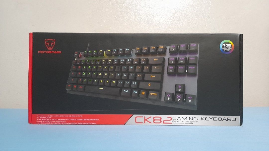 Motospeed CK82 RGB Mechanical Keyboard and V90 RGB Gaming Mouse ...