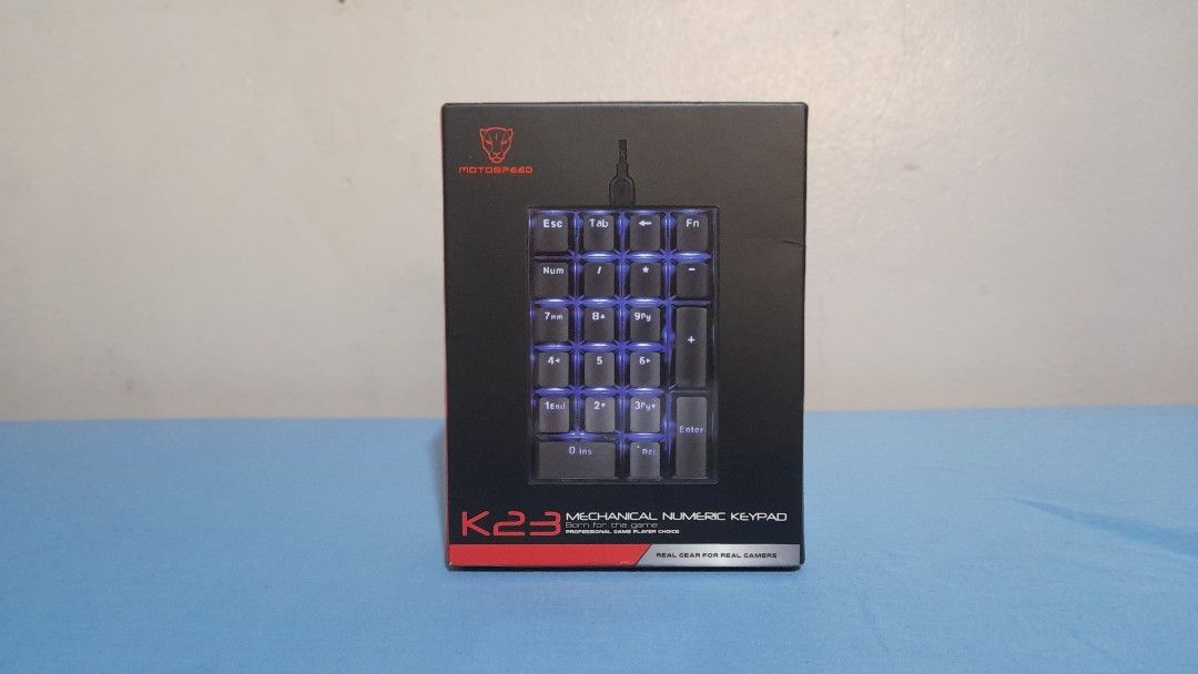 Motospeed K23 RGB Mechanical Numeric Keypad, Computers & Tech, Parts ...