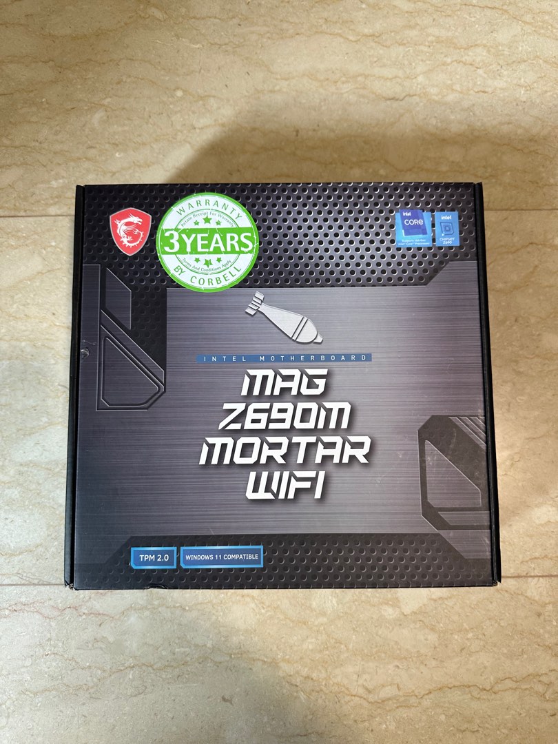MSI Z690M Mortar DDR5 WiFi 6E Motherboard (14th Gen intel ready ...