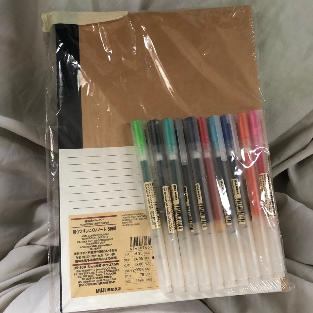 Muji bundle, Hobbies & Toys, Stationary & Craft, Craft Supplies & Tools ...