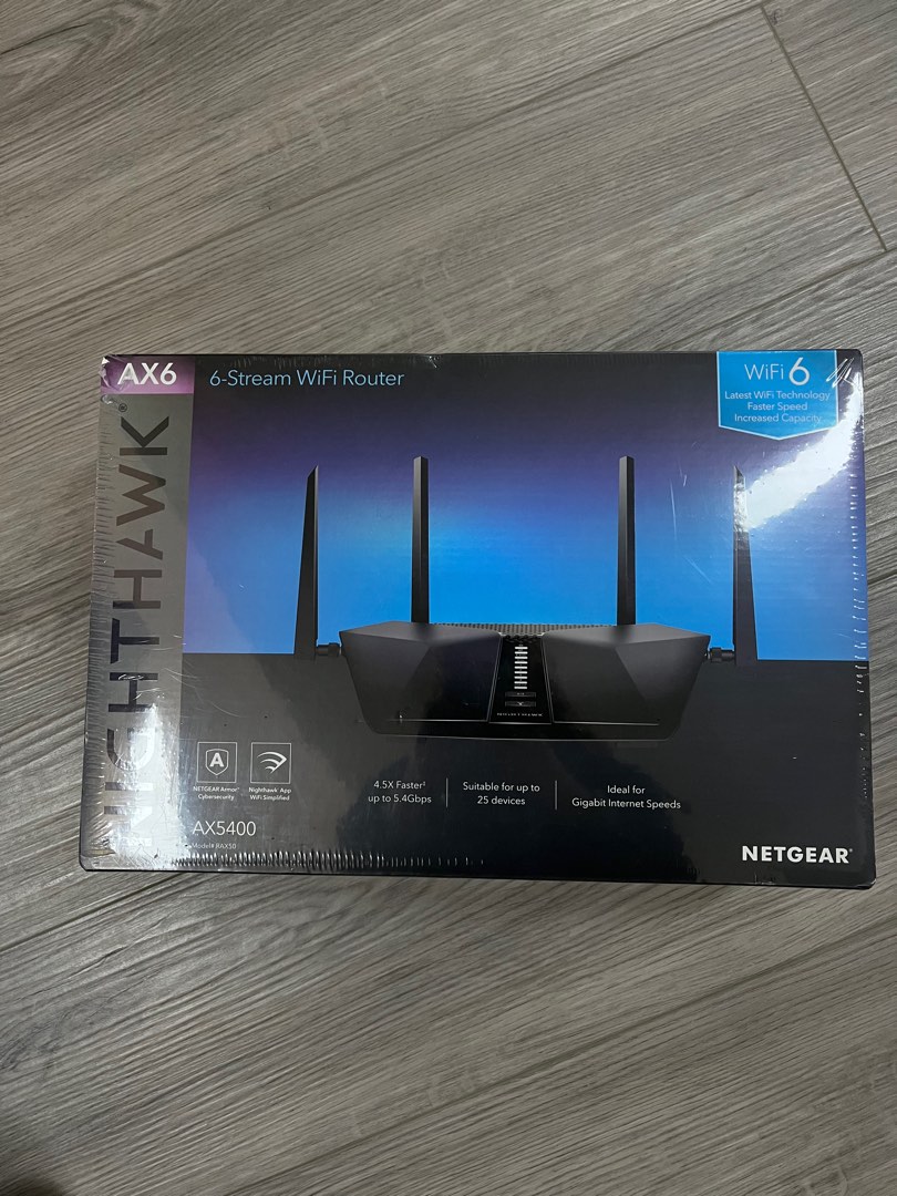 NETGEAR Nighthawk AX5400 WIFI 6 路由器 雙頻, 電腦＆科技, 電腦周邊及配件, Wifi及上網相關產品 ...