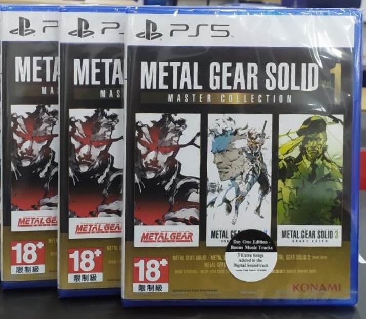 NEW AND SEALED PS5 Game Metal Gear Solid Master Collection Vol.1 (3 in ...