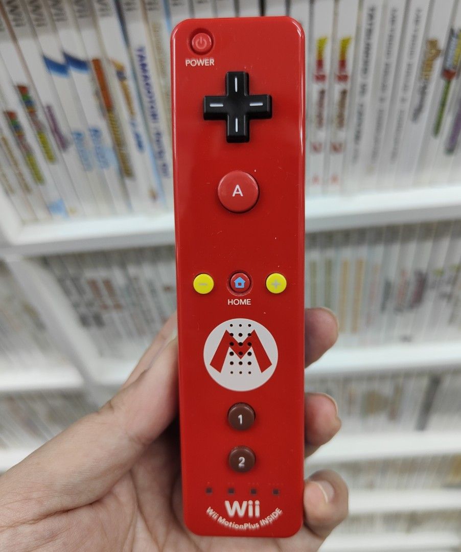 Nintendo Original Wii Remote Motion Plus Mario Limited Edition, Video ...