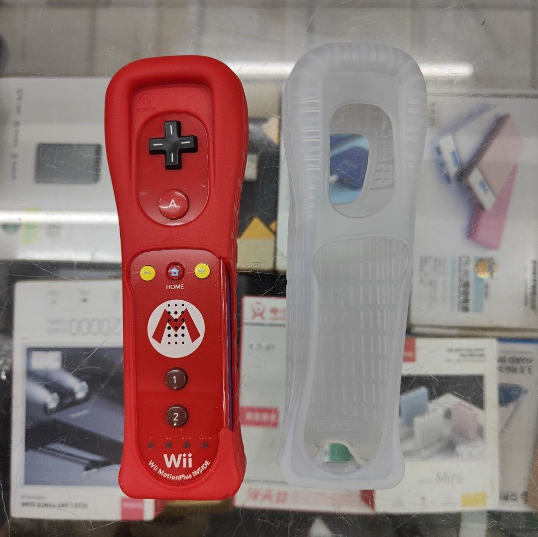 Nintendo Original Wii Remote Motion Plus Mario Limited Edition, Video ...