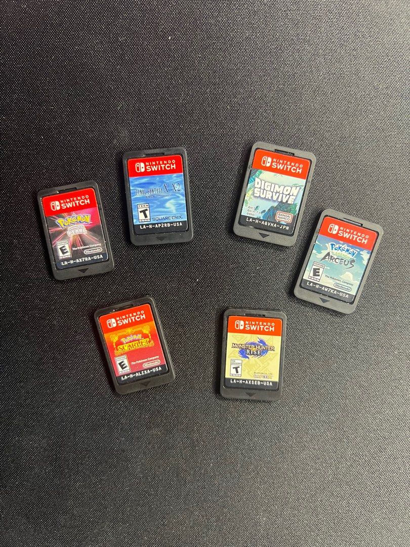 Nintendo Switch games/cartridges, Video Gaming, Video Games, Nintendo on Carousell