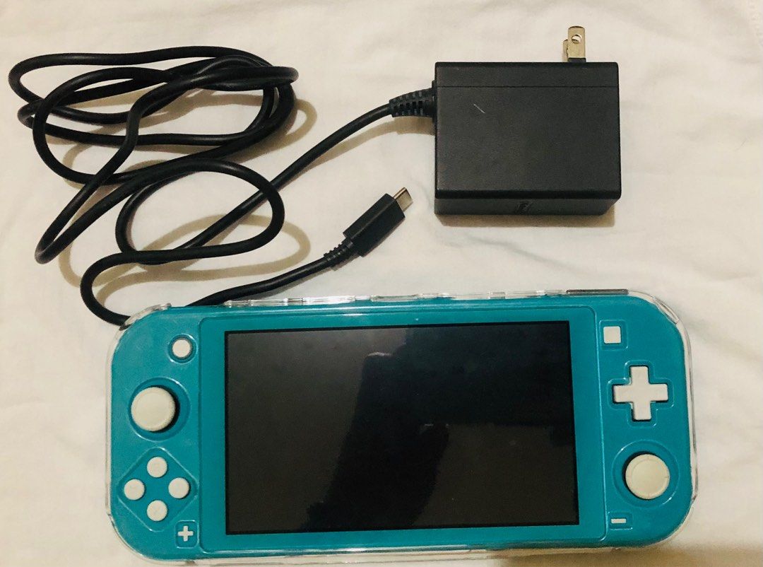 Nintento Switch Lite - Turquoise (with 2 controllers included), Video Gaming, Video Game ...