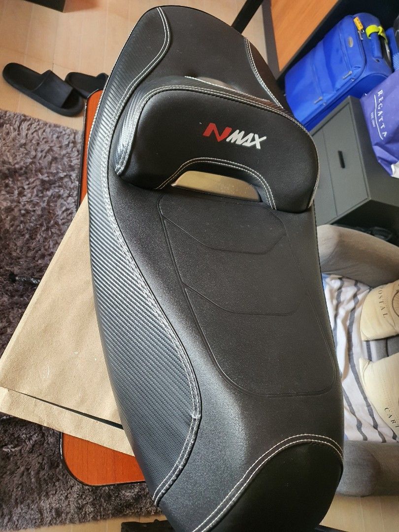 NMAX V2 CAMEL BACK SEAT AND TOP BOX, Motorbikes, Motorbike Parts ...