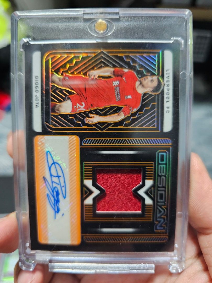 Obsidian Liverpool Diogo Jota Autograph Patch /75, Hobbies & Toys, Toys ...