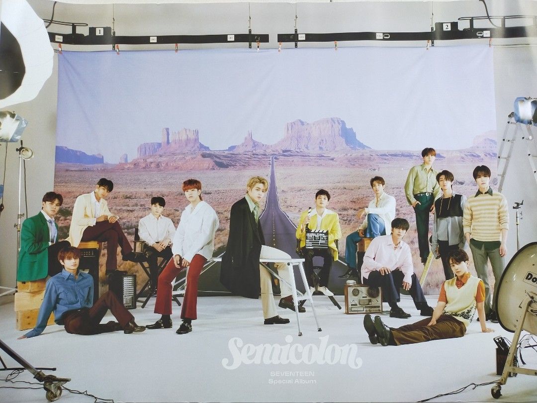 Official Poster Seventeen Album Semicolon, K-Wave di Carousell