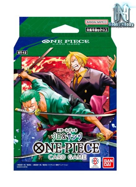 One Piece Card Game Starter Deck Zoro & Sanji ST-12, Hobbies & Toys ...