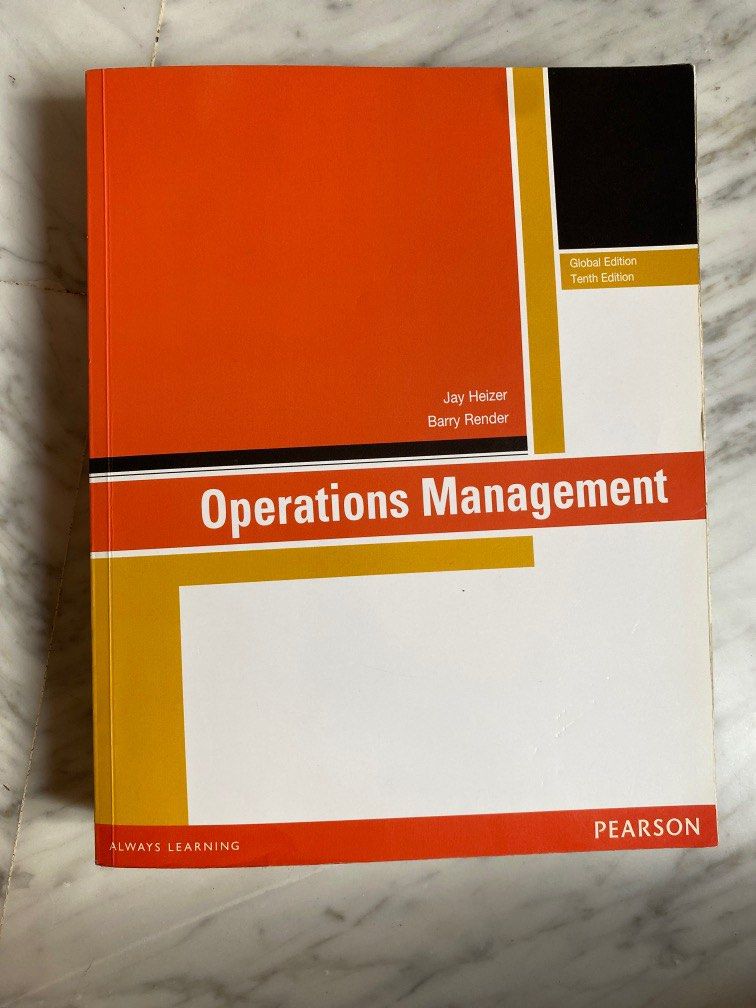 Operations Management PEARSON, Hobbies & Toys, Books & Magazines ...