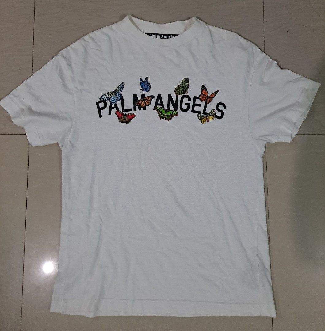 Palm Angels Butterfly Tee, Men's Fashion, Tops & Sets, Tshirts & Polo ...