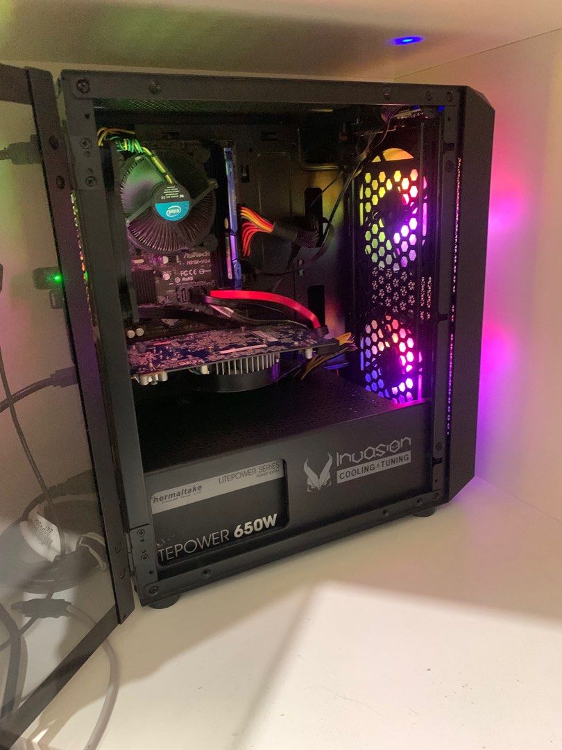 Pc invasion gaming casing, Computers & Tech, Desktops on Carousell
