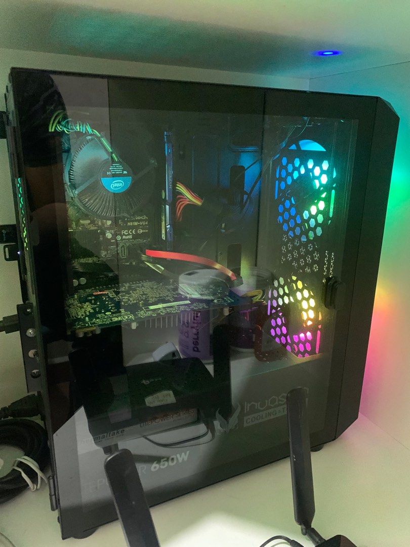 Pc invasion gaming casing, Computers & Tech, Desktops on Carousell