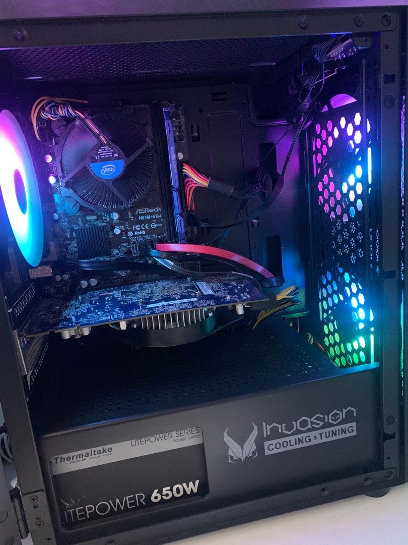 Pc invasion gaming casing, Computers & Tech, Desktops on Carousell
