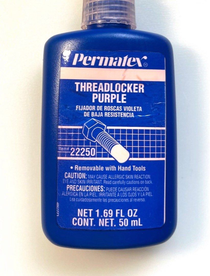 Permatex Threadlocker Purple, Furniture & Home Living, Home Improvement ...