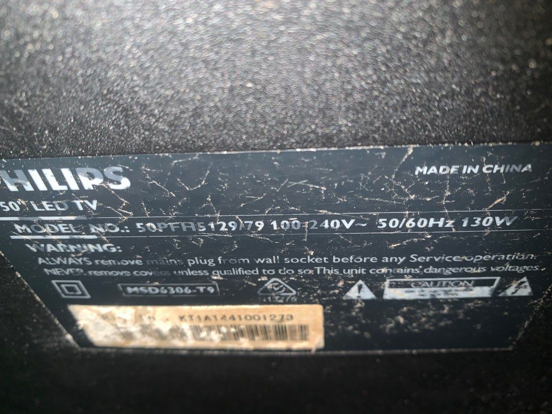 Philips Philip tv 50 inch led tv with original free remote control non ...