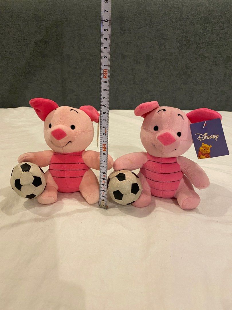 Piglet winnie the pooh football stuffed plush toy, Hobbies & Toys, Toys ...