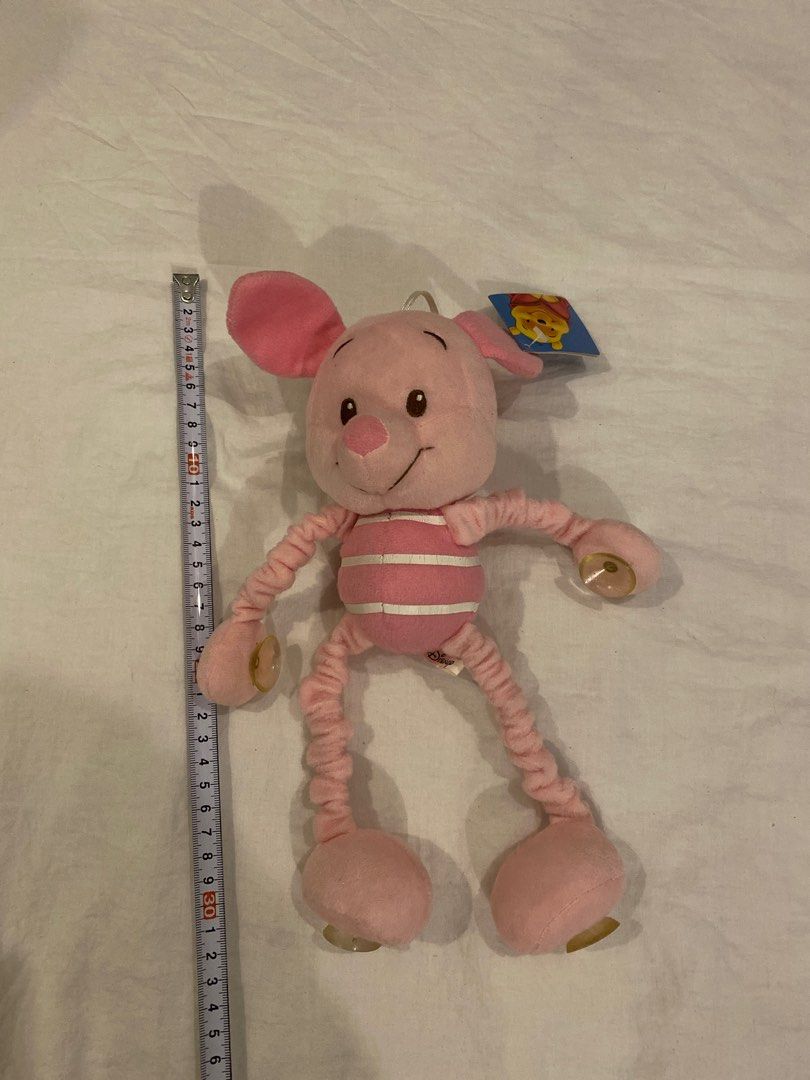Piglet winnie the pooh stretchy arms & legs stuffed plush toy, Hobbies ...