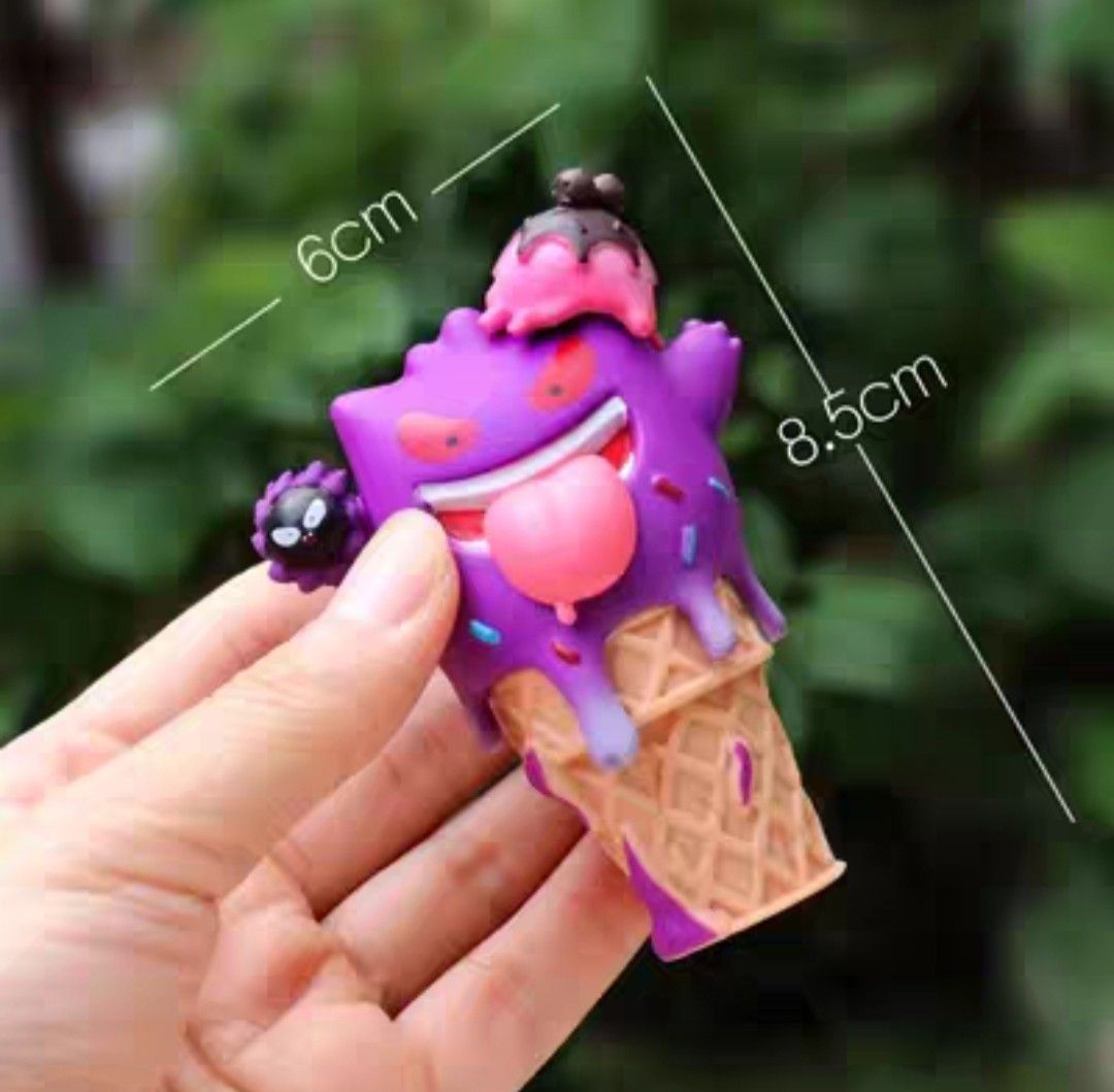 [PO] 🔥 Pokemon Ice Cream Cone Figurines 🍦| Melting Gengar / Pikachu ...