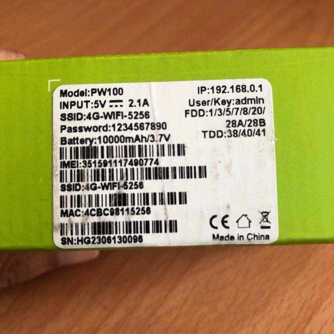 Pocket Wifi/ Portable Modem/Simcard Moden/Power Bank, Computers & Tech ...