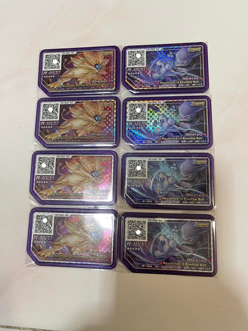 Pokemon gaole R1 Mewtwo and Solgaleo, Hobbies & Toys, Toys & Games on ...
