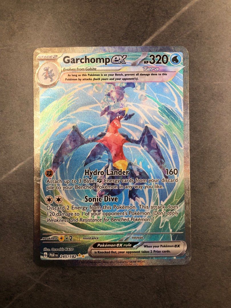 Pokemon Garchomp Ex Sir Paradox Rift Hobbies And Toys Toys And Games On