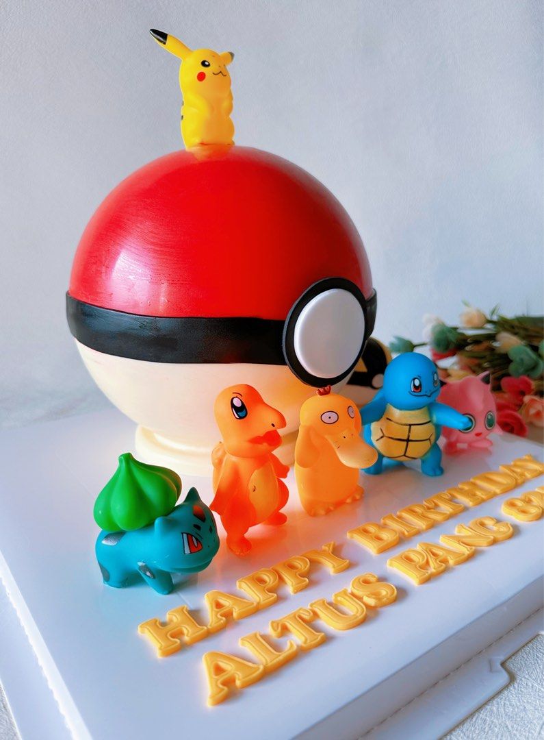 Pokémon piñata cake/ pikachu pinata cake/ customised cake, Food ...