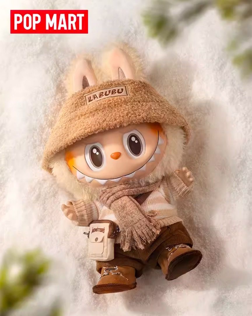 POP MART LIMITED EDITION LABUBU DRESS BE LATTE VINYL PLUSH DOLL ...