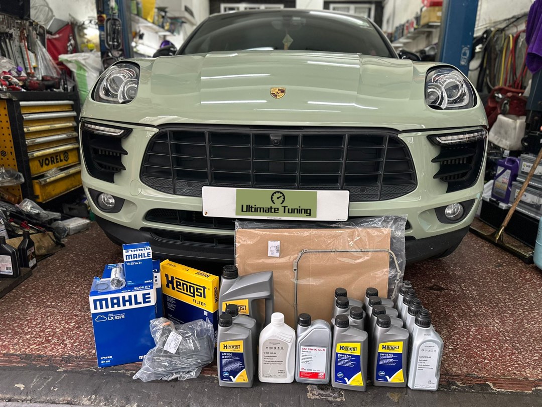 Porsche macan s 保時捷 PDK V6 Gear Fluid oil transfer Case rear axle ...