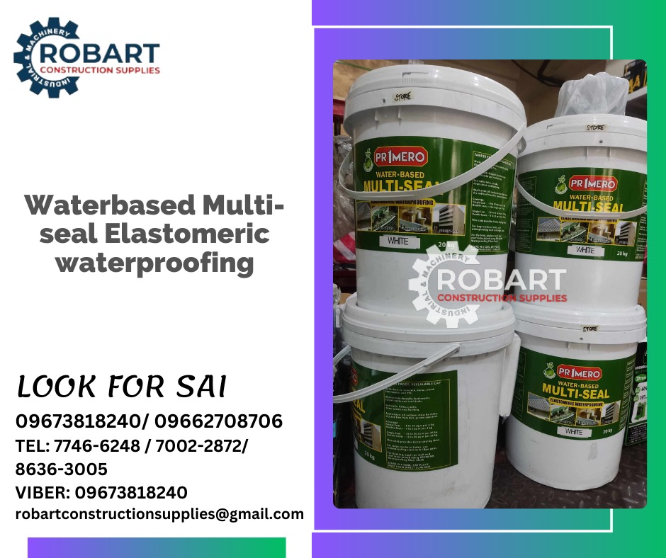 Pr1mero Water-based Multi-seal Elastomeric Waterproofing, Commercial ...